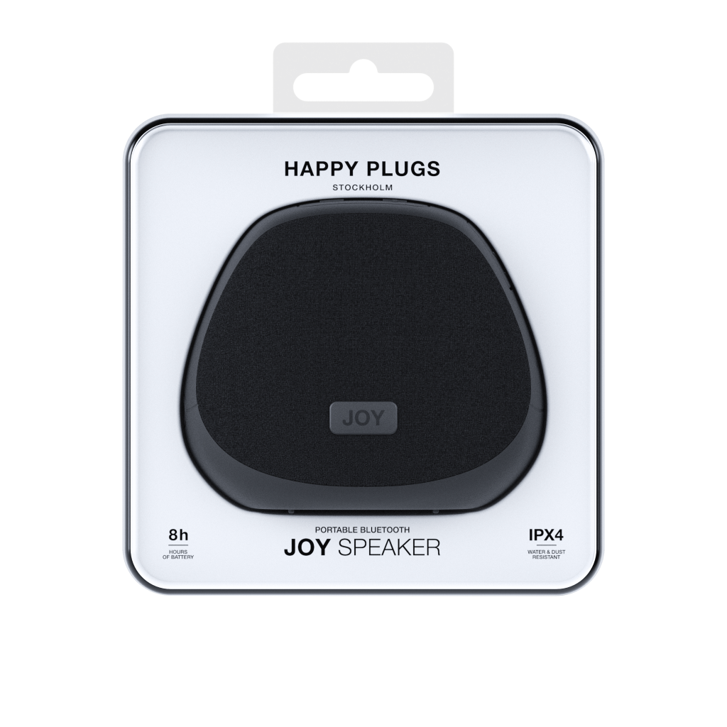 HAPPY PLUGS JOY SPEAKER - BLACK - VELD